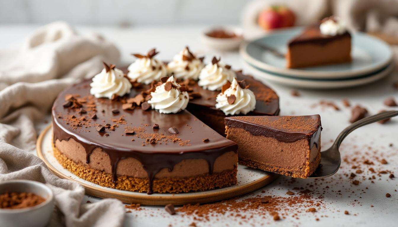Ce cheesecake au chocolat est inratable ! Découvrez notre recette toute ...
